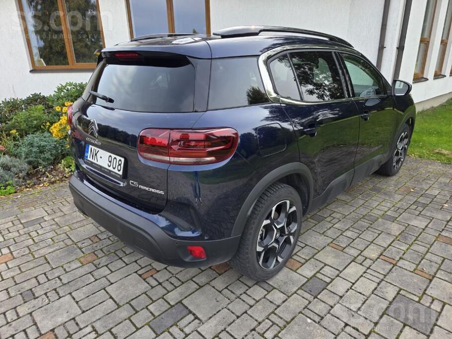 Синий Ситроен C5 Aircross 2023 в Рига, объемом двигателя 1.50 л и пробегом 34 тыс. км за 23900 €, фото 8 на AUTOMOTO.COM.LV