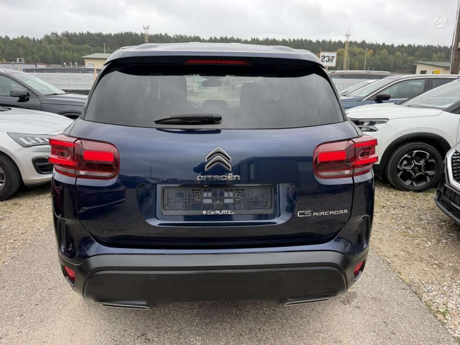 Blue Citroen C5 Aircross 2023 in Vilnius, with an engine capacity of 1.20 L and mileage of 151 thousand km for 13190 €, photo 11 on AUTOMOTO.COM.LV