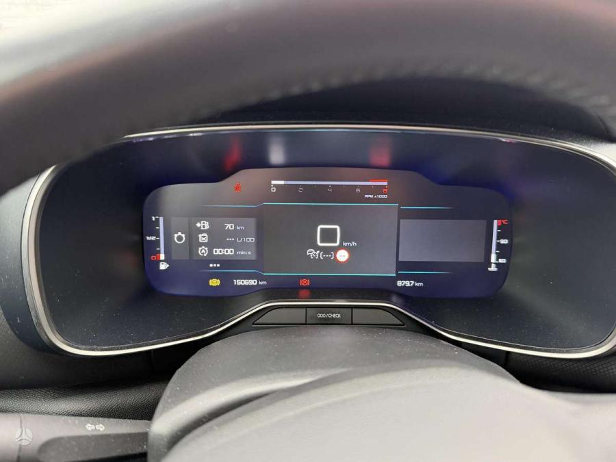 Blue Citroen C5 Aircross 2023 in Vilnius, with an engine capacity of 1.20 L and mileage of 151 thousand km for 13190 €, photo 19 on AUTOMOTO.COM.LV
