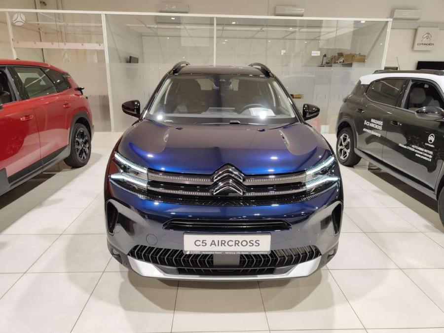 Синий Ситроен C5 Aircross 2025 в Каунас, объемом двигателя 1.20 л и пробегом 3 тыс. км за 29990 €, фото 2 на AUTOMOTO.COM.LV