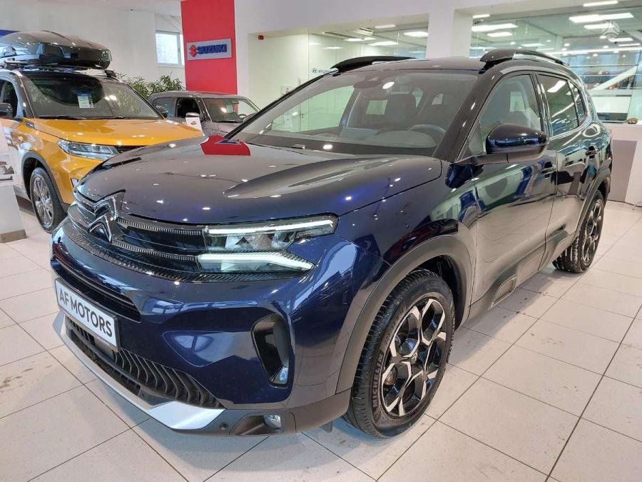 Zils Citroen C5 Aircross 2025 Kauņa, ar dzinēja tilpumu 1.50 L un nobraukumu 17 tūkst. km par 26788 €, foto 1 vietnē AUTOMOTO.COM.LV