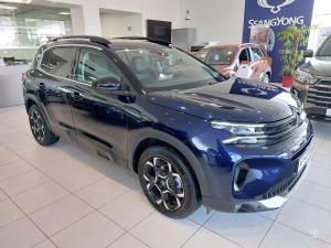 Blue Citroen C5 Aircross 2025 in Kaunas, with an engine capacity of 1.50 L and mileage of 18 thousand km for 26788 €, photo 4 on AUTOMOTO.COM.LV