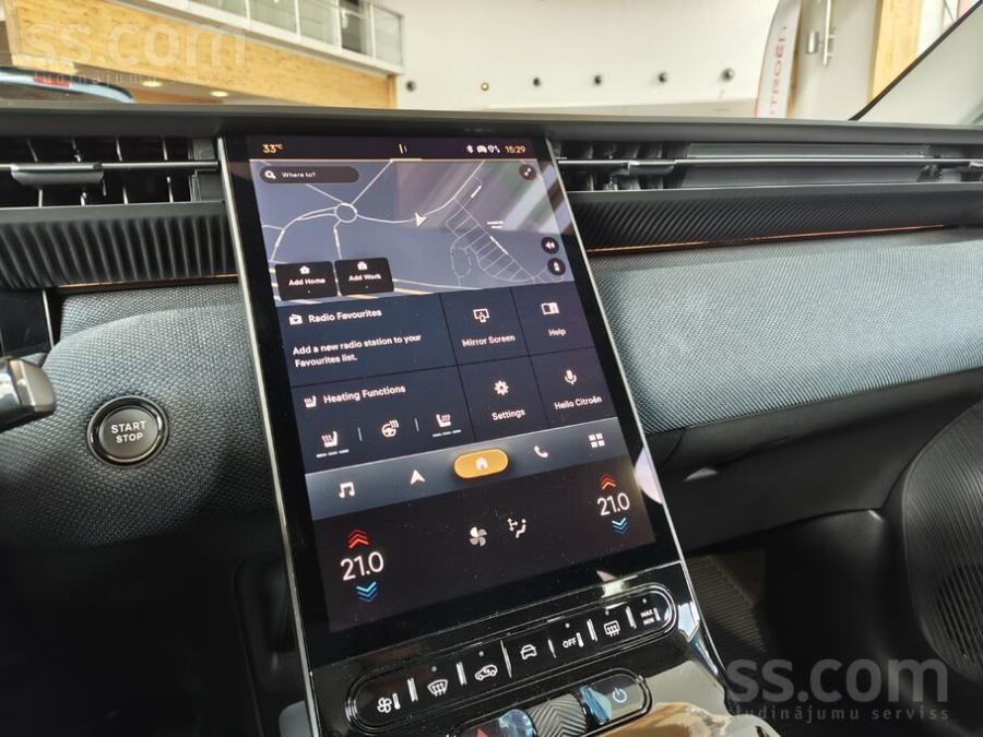 Синий Ситроен C5 Aircross 2026 в Рига, объемом двигателя 1.20 л и пробегом 5 тыс. км за 35500 €, фото 12 на AUTOMOTO.COM.LV