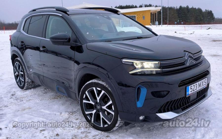 Blue Citroen C5 Aircross 2022 in Narva, with an engine capacity of 1.50 L and mileage of 56 thousand km for 22000 €, photo 20 on AUTOMOTO.COM.LV