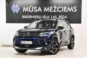 Синий Ситроен C5 Aircross 2022 в Рига, объемом двигателя 1.50 л и пробегом 112 тыс. км за 17990 €, фото  на AUTOMOTO.COM.LV