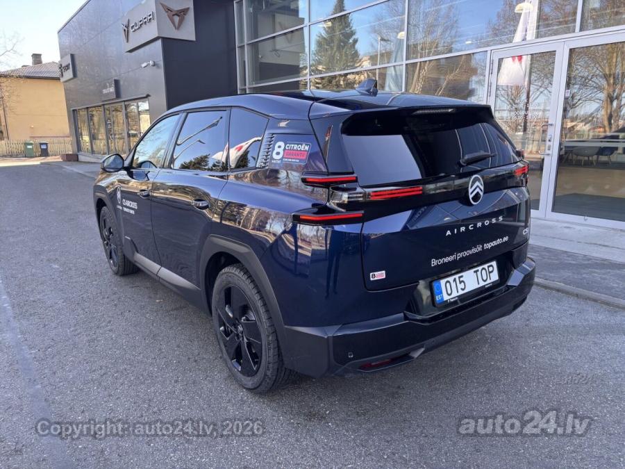 Zils Citroen C5 Aircross 2026 Tartu, ar dzinēja tilpumu 1.20 L un nobraukumu 1 tūkst. km par 33200 €, foto 3 vietnē AUTOMOTO.COM.LV