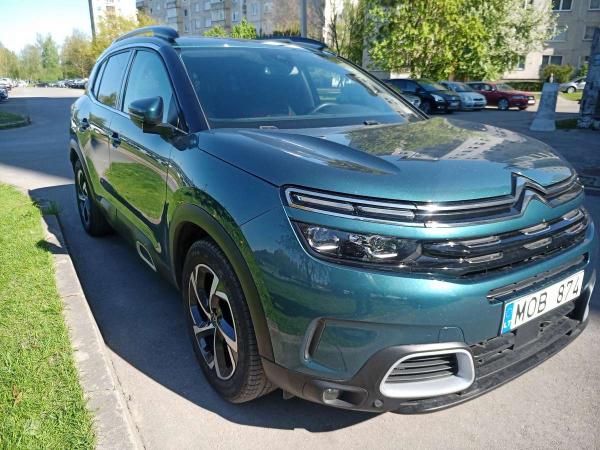 Zaļš Citroen C5 Aircross 2019 Kauņa, ar dzinēja tilpumu 1.50 L un nobraukumu 182 tūkst. km par 10850 €, foto 2 vietnē AUTOMOTO.COM.LV