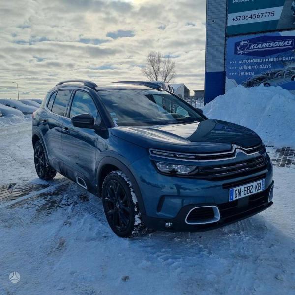 Зеленый Ситроен C5 Aircross 2019 в Таураге, объемом двигателя 1.20 л и пробегом 87 тыс. км за 10950 €, фото 2 на AUTOMOTO.COM.LV