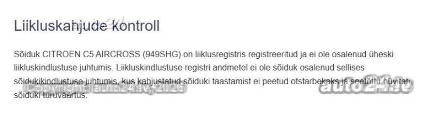 Grey Citroen C5 Aircross 2019 in Tallinn, with an engine capacity of 1.50 L and mileage of 170 thousand km for 11999 €, photo 15 on AUTOMOTO.COM.LV
