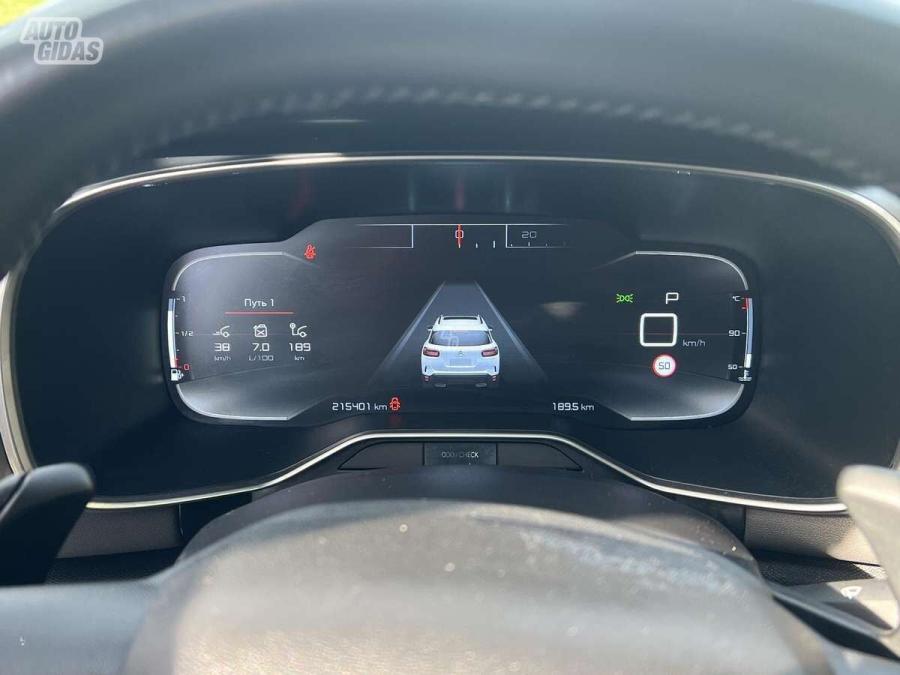 Pelēks Citroen C5 Aircross 2019 Kėdainiai, ar dzinēja tilpumu 2.00 L un nobraukumu 215 tūkst. km par 14800 €, foto 24 vietnē AUTOMOTO.COM.LV