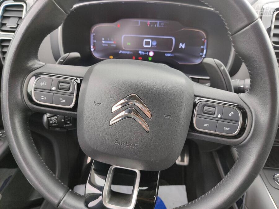 Pelēks Citroen C5 Aircross 2019 Šauļi, ar dzinēja tilpumu 1.50 L un nobraukumu 200 tūkst. km par 12600 €, foto 15 vietnē AUTOMOTO.COM.LV