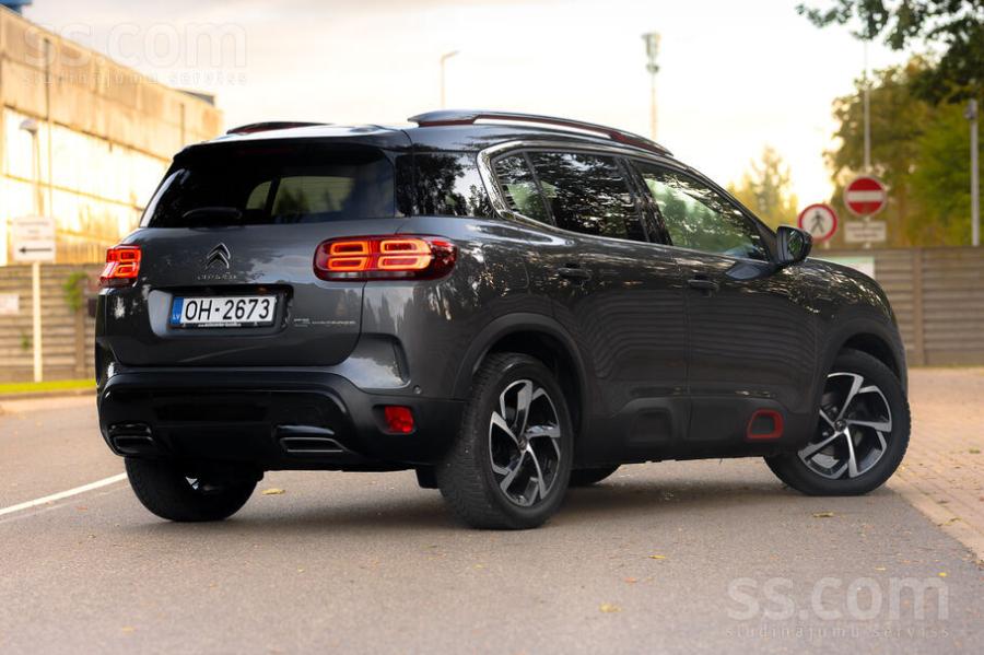 Серый Ситроен C5 Aircross 2019 в Елгава, объемом двигателя 2.00 л и пробегом 242 тыс. км за 13470 €, фото 6 на AUTOMOTO.COM.LV