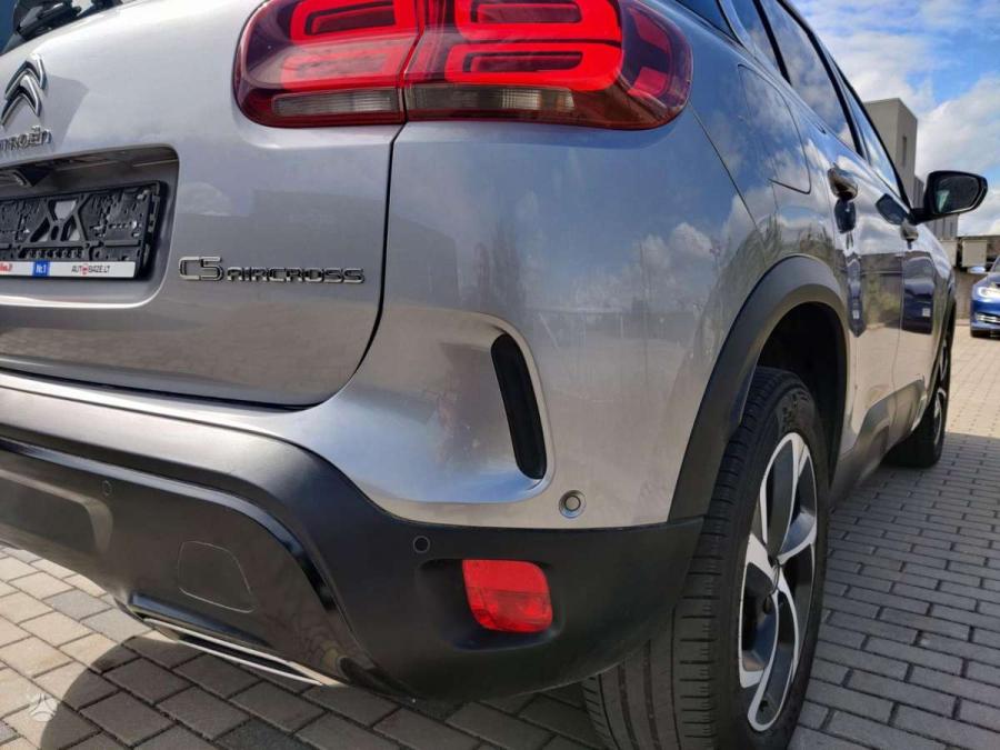 Pelēks Citroen C5 Aircross 2019 Šauļi, ar dzinēja tilpumu 1.50 L un nobraukumu 200 tūkst. km par 11950 €, foto 19 vietnē AUTOMOTO.COM.LV