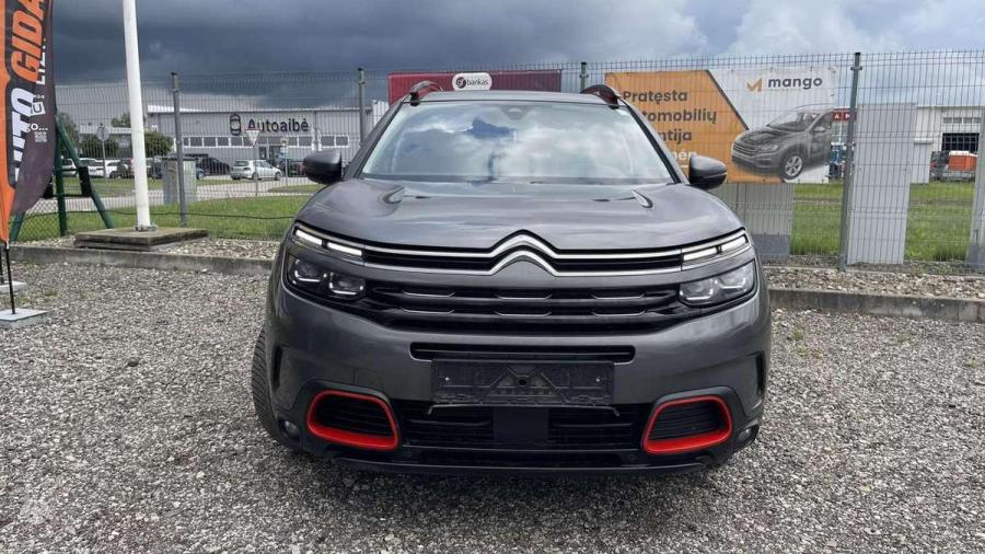 Grey Citroen C5 Aircross 2019 in Marijampole, with an engine capacity of 2.00 L and mileage of 256 thousand km for 14490 €, photo 7 on AUTOMOTO.COM.LV