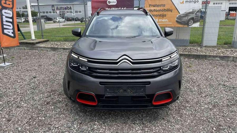 Grey Citroen C5 Aircross 2019 in Marijampole, with an engine capacity of 2.00 L and mileage of 256 thousand km for 14490 €, photo 8 on AUTOMOTO.COM.LV