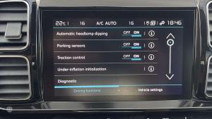 Grey Citroen C5 Aircross 2019 in Marijampole, with an engine capacity of 2.00 L and mileage of 256 thousand km for 14490 €, photo 25 on AUTOMOTO.COM.LV