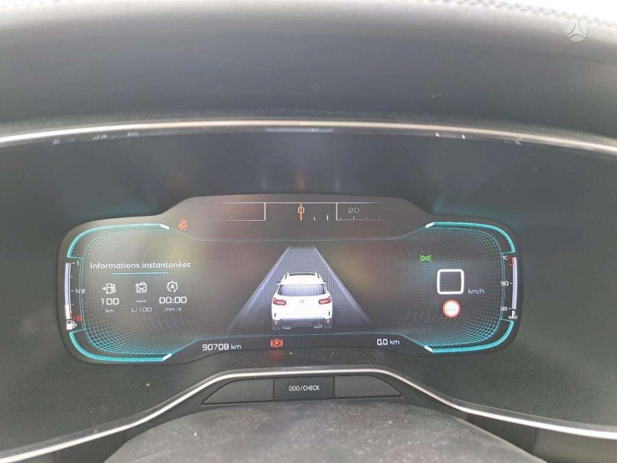 Pelēks Citroen C5 Aircross 2019 Viļņa, ar dzinēja tilpumu 1.20 L un nobraukumu 91 tūkst. km par 10400 €, foto 5 vietnē AUTOMOTO.COM.LV