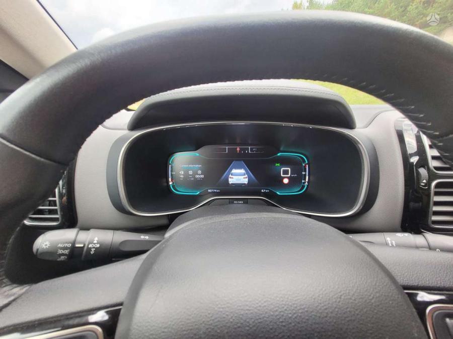 Pelēks Citroen C5 Aircross 2019 Viļņa, ar dzinēja tilpumu 1.20 L un nobraukumu 91 tūkst. km par 9680 €, foto 15 vietnē AUTOMOTO.COM.LV