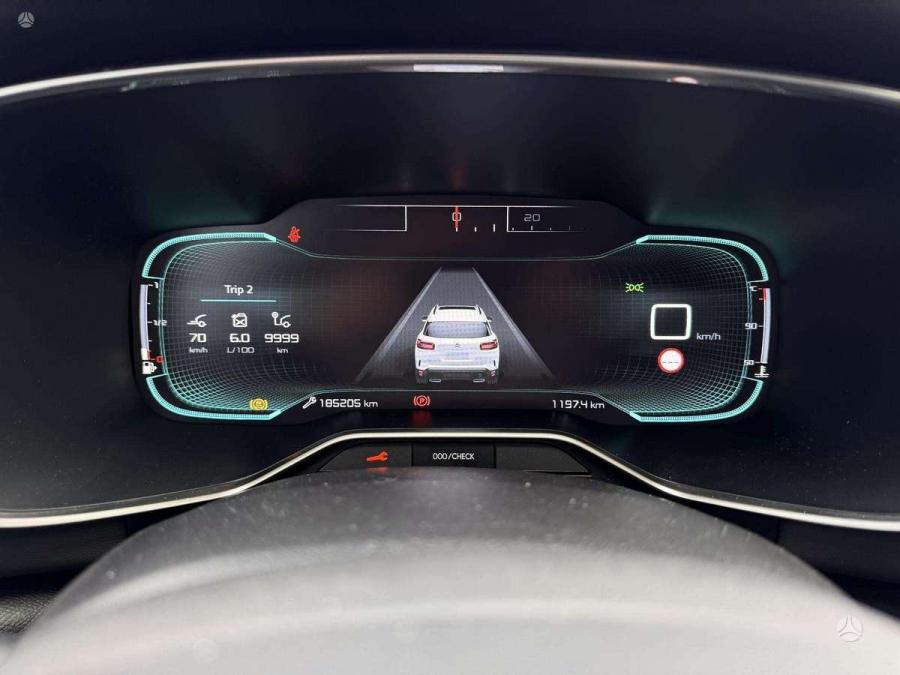 Серый Ситроен C5 Aircross 2019 в Каунас, объемом двигателя 1.20 л и пробегом 185 тыс. км за 9900 €, фото 14 на AUTOMOTO.COM.LV