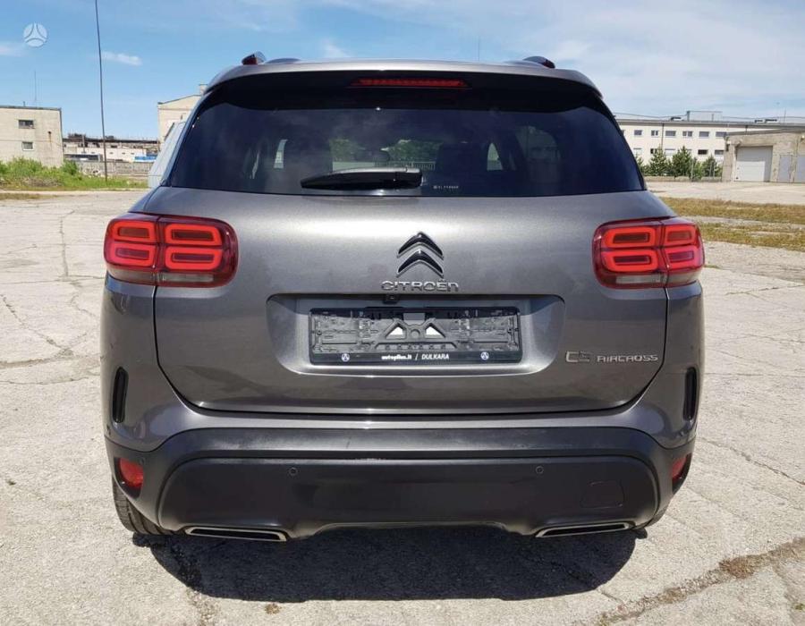 Pelēks Citroen C5 Aircross 2020 Šauļi, ar dzinēja tilpumu 1.20 L un nobraukumu 77 tūkst. km par 11200 €, foto 7 vietnē AUTOMOTO.COM.LV