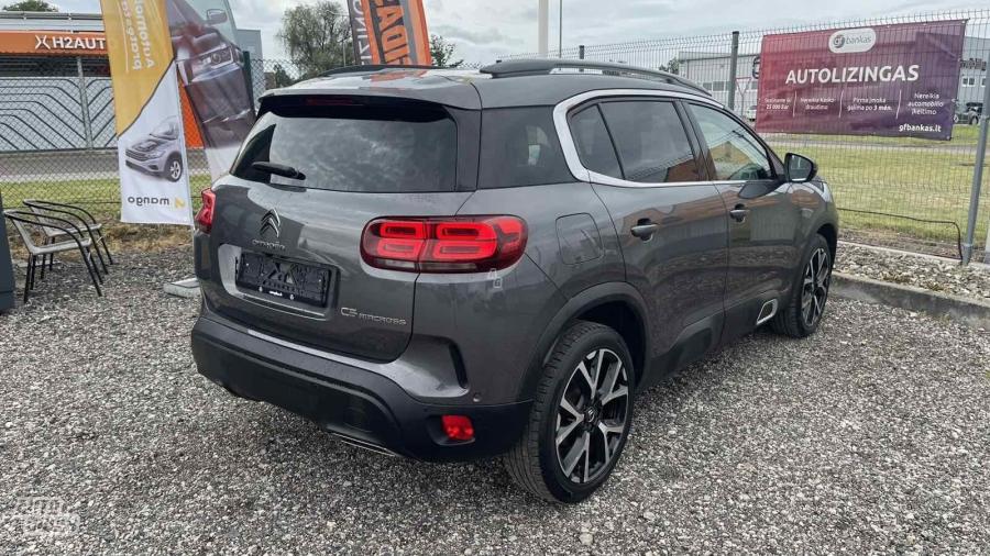 Grey Citroen C5 Aircross 2020 in Marijampole, with an engine capacity of 1.50 L and mileage of 206 thousand km for 11390 €, photo 11 on AUTOMOTO.COM.LV