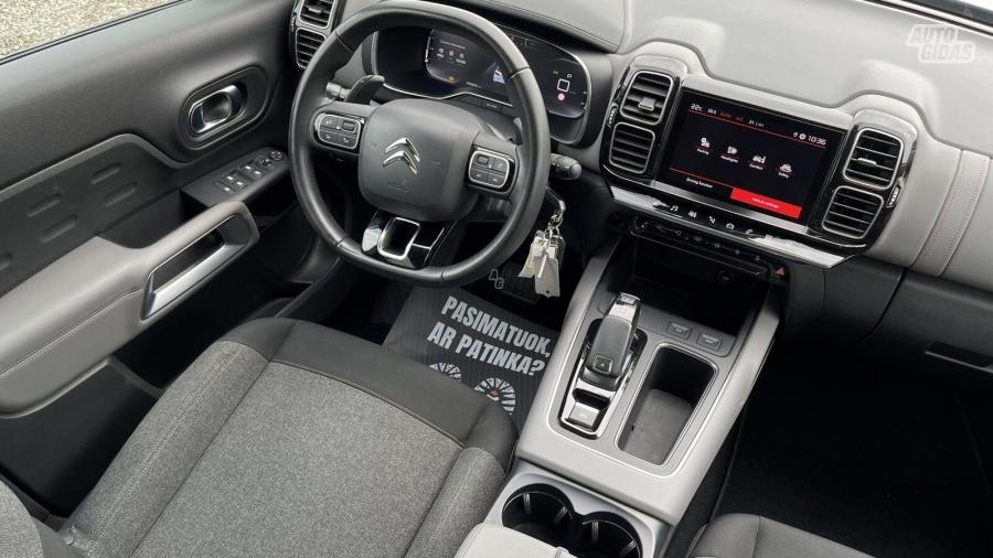 Grey Citroen C5 Aircross 2020 in Marijampole, with an engine capacity of 1.50 L and mileage of 206 thousand km for 11390 €, photo 15 on AUTOMOTO.COM.LV