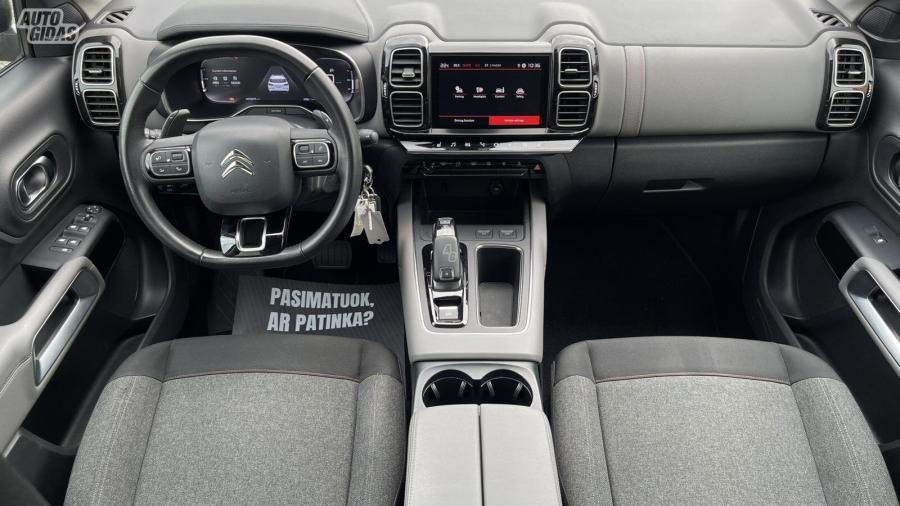Grey Citroen C5 Aircross 2020 in Marijampole, with an engine capacity of 1.50 L and mileage of 206 thousand km for 11390 €, photo 16 on AUTOMOTO.COM.LV