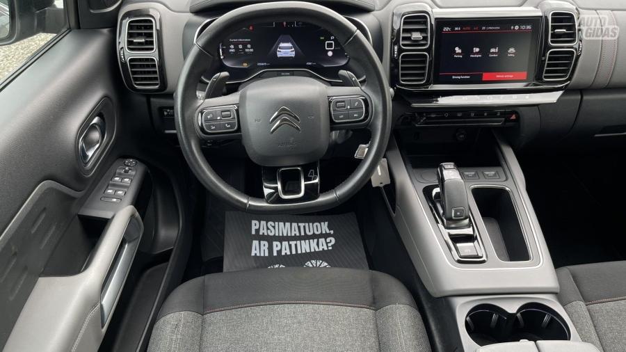 Grey Citroen C5 Aircross 2020 in Marijampole, with an engine capacity of 1.50 L and mileage of 206 thousand km for 11390 €, photo 26 on AUTOMOTO.COM.LV