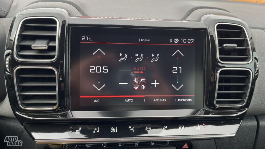 Grey Citroen C5 Aircross 2020 in Marijampole, with an engine capacity of 1.50 L and mileage of 206 thousand km for 11390 €, photo 21 on AUTOMOTO.COM.LV