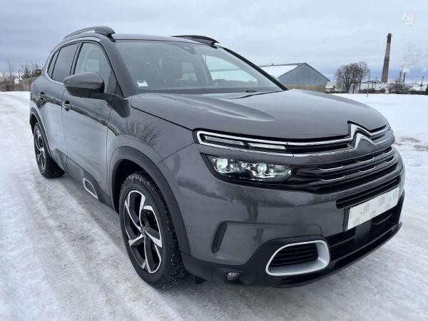 Grey Citroen C5 Aircross 2021 in Taurage, with an engine capacity of 1.50 L and mileage of 225 thousand km for 11700 €, photo 5 on AUTOMOTO.COM.LV