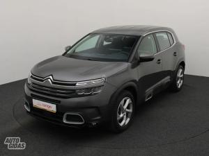 Grey Citroen C5 Aircross 2021 in Vilnius, with an engine capacity of 1.20 L and mileage of 146 thousand km for 12899 €, photo  on AUTOMOTO.COM.LV