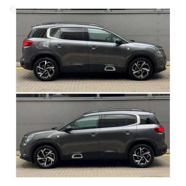 Grey Citroen C5 Aircross 2021 in Vilnius, with an engine capacity of 1.50 L and mileage of 300 thousand km for 9900 €, photo 7 on AUTOMOTO.COM.LV