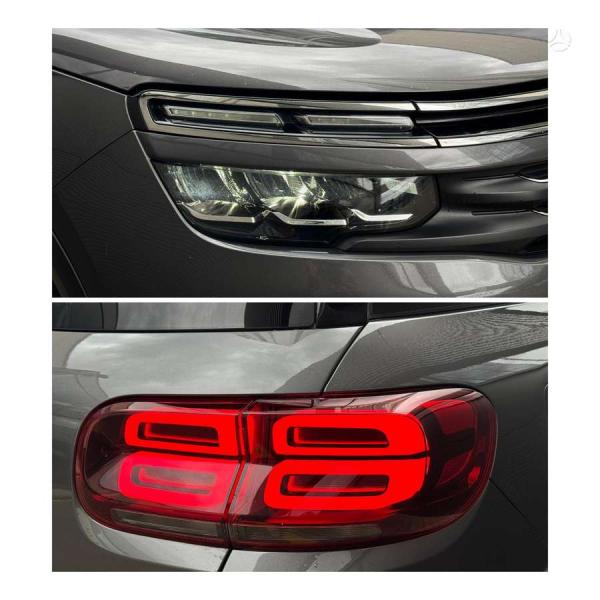 Grey Citroen C5 Aircross 2021 in Vilnius, with an engine capacity of 1.50 L and mileage of 300 thousand km for 9900 €, photo 8 on AUTOMOTO.COM.LV