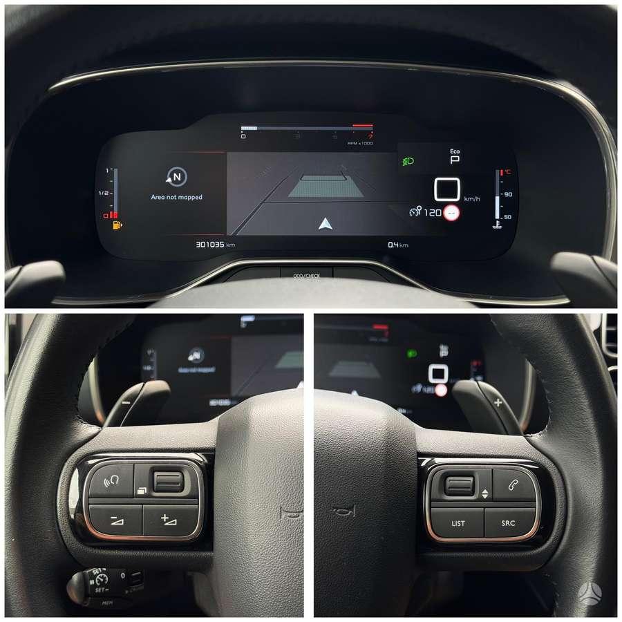 Grey Citroen C5 Aircross 2021 in Vilnius, with an engine capacity of 1.50 L and mileage of 300 thousand km for 9900 €, photo 35 on AUTOMOTO.COM.LV