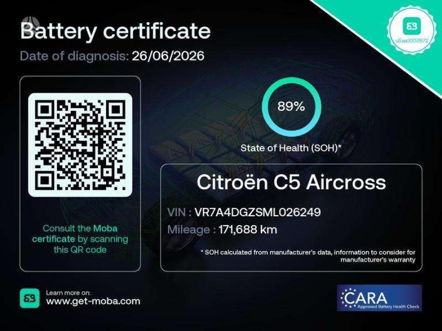 Серый Ситроен C5 Aircross 2021 в Каунас, объемом двигателя 1.60 л и пробегом 172 тыс. км за 14800 €, фото 3 на AUTOMOTO.COM.LV