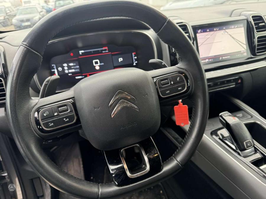 Grey Citroen C5 Aircross 2022 in Marijampole, with an engine capacity of 1.50 L and mileage of 154 thousand km for 15367 €, photo 15 on AUTOMOTO.COM.LV