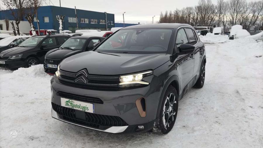 Pelēks Citroen C5 Aircross 2022 Klaipėda, ar dzinēja tilpumu 1.50 L un nobraukumu 166 tūkst. km par 18380 €, foto 3 vietnē AUTOMOTO.COM.LV