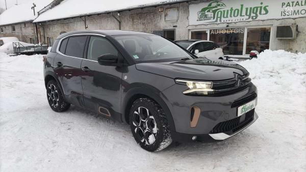 Grey Citroen C5 Aircross 2022 in Klaipeda, with an engine capacity of 1.50 L and mileage of 166 thousand km for 18380 €, photo 5 on AUTOMOTO.COM.LV