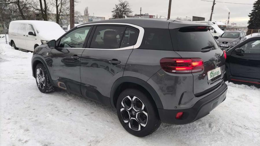 Pelēks Citroen C5 Aircross 2022 Klaipėda, ar dzinēja tilpumu 1.50 L un nobraukumu 166 tūkst. km par 18380 €, foto 11 vietnē AUTOMOTO.COM.LV