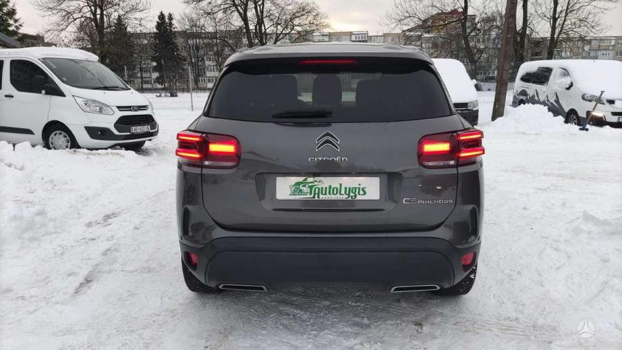 Pelēks Citroen C5 Aircross 2022 Klaipėda, ar dzinēja tilpumu 1.50 L un nobraukumu 166 tūkst. km par 18380 €, foto 12 vietnē AUTOMOTO.COM.LV