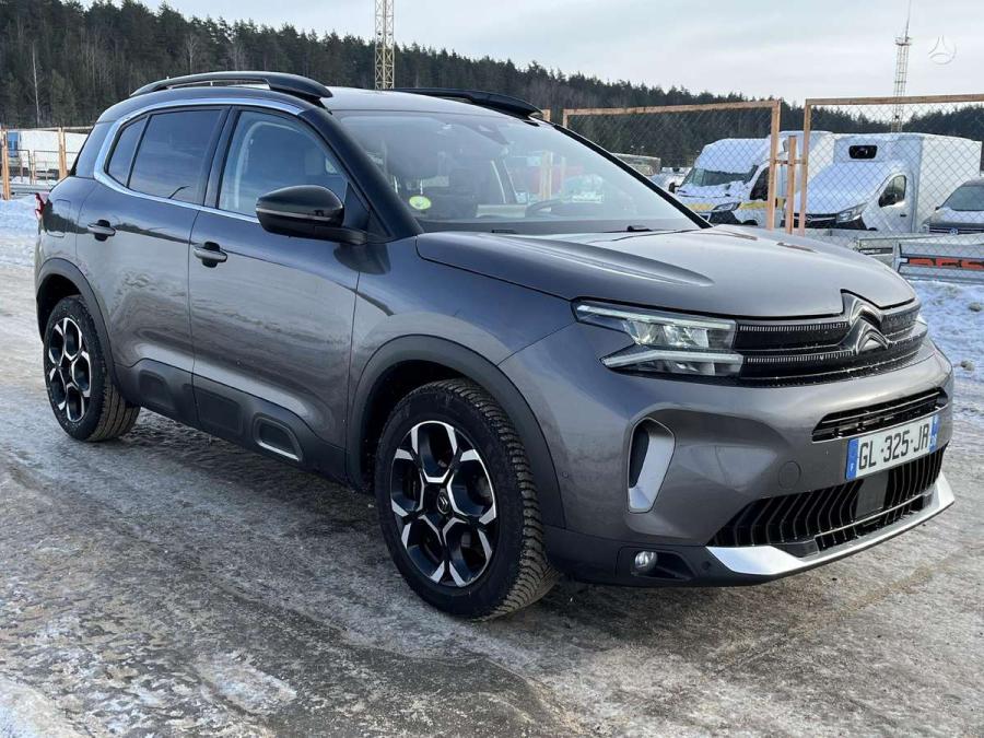 Pelēks Citroen C5 Aircross 2022 Viļņa, ar dzinēja tilpumu 1.50 L un nobraukumu 190 tūkst. km par 16577 €, foto 7 vietnē AUTOMOTO.COM.LV