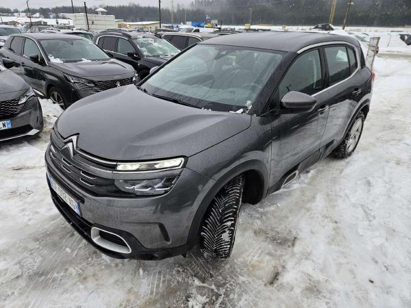 Grey Citroen C5 Aircross 2022 in Vilnius, with an engine capacity of 1.50 L and mileage of 120 thousand km for 12584 €, photo 3 on AUTOMOTO.COM.LV