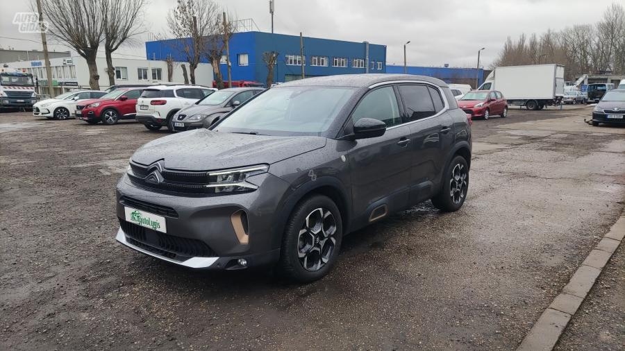 Pelēks Citroen C5 Aircross 2022 Klaipėda, ar dzinēja tilpumu 1.50 L un nobraukumu 166 tūkst. km par 17775 €, foto 5 vietnē AUTOMOTO.COM.LV