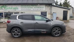 Pelēks Citroen C5 Aircross 2022 Klaipėda, ar dzinēja tilpumu 1.50 L un nobraukumu 166 tūkst. km par 17775 €, foto 6 vietnē AUTOMOTO.COM.LV