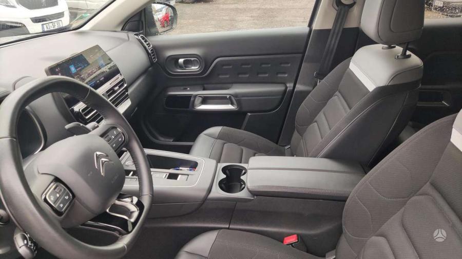 Pelēks Citroen C5 Aircross 2022 Klaipėda, ar dzinēja tilpumu 1.50 L un nobraukumu 166 tūkst. km par 16529 €, foto 22 vietnē AUTOMOTO.COM.LV