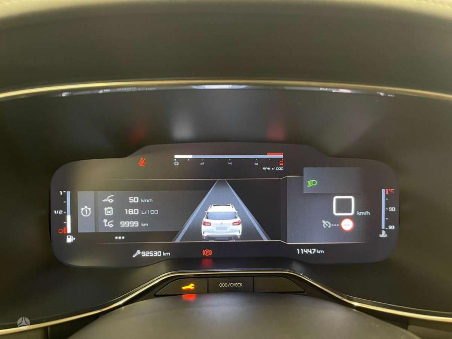 Pelēks Citroen C5 Aircross 2022 Marijampole, ar dzinēja tilpumu 1.20 L un nobraukumu 92 tūkst. km par 12209 €, foto 13 vietnē AUTOMOTO.COM.LV