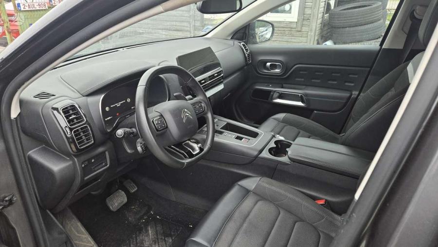 Grey Citroen C5 Aircross 2022 in Vilnius, with an engine capacity of 1.50 L and mileage of 161 thousand km for 13700 €, photo 11 on AUTOMOTO.COM.LV