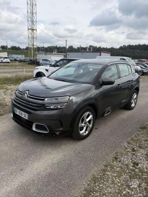 Grey Citroen C5 Aircross 2022 in Vilnius, with an engine capacity of 1.50 L and mileage of 190 thousand km for 10650 €, photo  on AUTOMOTO.COM.LV