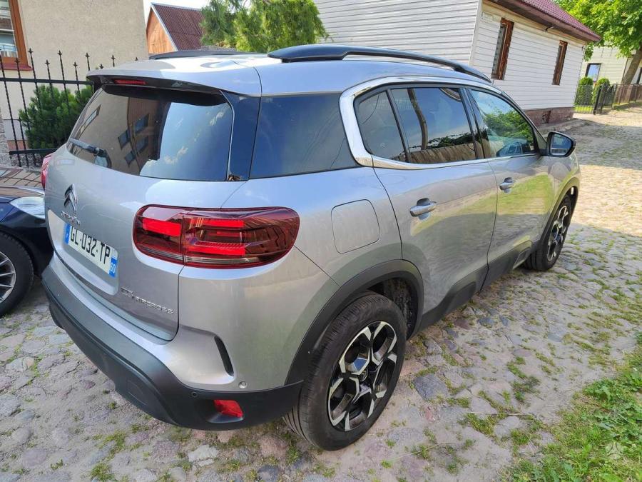 Pelēks Citroen C5 Aircross 2023 Marijampole, ar dzinēja tilpumu 1.50 L un nobraukumu 158 tūkst. km par 17781 €, foto 7 vietnē AUTOMOTO.COM.LV