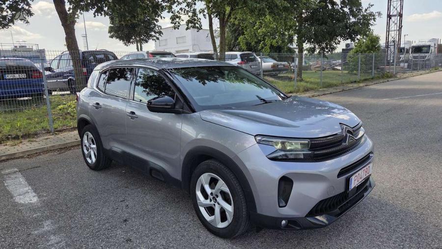 Grey Citroen C5 Aircross 2023 in Marijampole, with an engine capacity of 1.50 L and mileage of 212 thousand km for 13552 €, photo 3 on AUTOMOTO.COM.LV